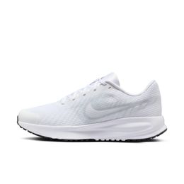 Nike Herren Laufschuh "Nike Run Defy", Gr. 44,5wei&szlig;, pure platinum, schwarz, Synthetik, Textil, Schuhe, sportlicher Stil, Gummilaufsohle, Schn&uuml;rung