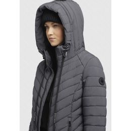 Khujo Damen Steppmantel "ATINE", grau, Gr. XXL, unifarben, Steppware, Obermaterial: 45% Baumwolle, 38% Polyester, 17% Nylon. Futter: 100% Polyester.