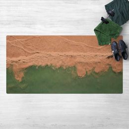 Kork-Teppich - Das Meer - Motiv t&uuml;rkis Strand Korkmatte Landschaft Wohnzimmer Schlafzimmer