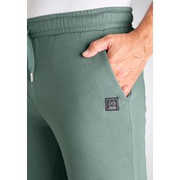 John Devin Herren Sweathose "- Jogginghose aus innen angerauter Sweatware", Gr. XXXL, gr&uuml;n, angeraute Sweatware, Obermaterial: 60% Baumwolle, 40%