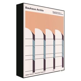 Akustik-Wechselbild Bauhaus Archiv - Plakat