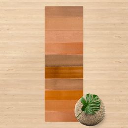 Bilderwelten Kork-Teppich modern bunt Aquarell - Traumgrenzen - Streifen Wohnzimmer Schlafzimmer
