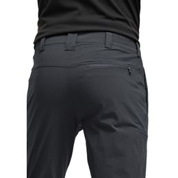 Maier Sports Herren Funktionshose "Nil", schwarz, Gr. 35, 90% Polyamid, 10% Elasthan, Hosen, Herren Wanderhose, atmungsaktive Outdoor-Hose mit Roll