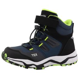 Lurchi M&auml;dchen Winterboots "Leonard TEX", Gr. 30, schwarz, Lederimitat, Textil, Schuhe, Trekkingboots mit Schnellverschluss, Gr&ouml;&szlig;enschablone zum