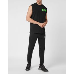 Plein Sport Herren T-Shirt "Tanktop", schwarz, Gr. XXL, Obermaterial: 100% Baumwolle, Shirts