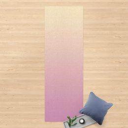 Bilderwelten Kork-Teppich Illustration beige Korkmatte - Farbverlauf Creme - Deko Wohnzimmer Schlafzimmer