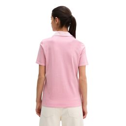 Marc O'Polo MARC O'POLO Damen Poloshirt "mit Material-Mix-Details"mellow rose, Gr. XXL, unifarben, Obermaterial: 100% Baumwolle, Shirts