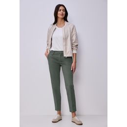 Street One Damen Chinohosecilantro gr&uuml;n, Gr. 34, unifarben, Web, 97% Baumwolle, 3% Elasthan, Hosen, soft