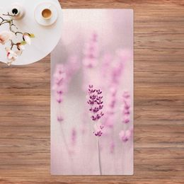 Bilderwelten Kork-Teppich Tropisch violett Korkmatte - Zartvioletter Lavendel - Gr&auml;ser Wohnzimmer Schlafzimmer