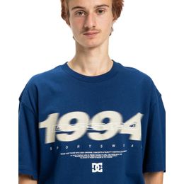 DC Shoes Herren T-Shirt "Blurry Years", blau, Gr. L, Obermaterial: 75% Baumwolle, 25% Baumwolle., Shirts