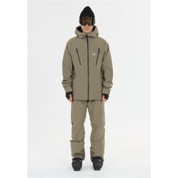 SOS Herren Skijacke "La Thule", beige, Gr. L, bestickt, unifarben, 100% Polyester, Jacken, mit sch&uuml;tzender Bionic Finish-Membran
