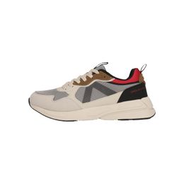 Endurance Herren Sneaker "Abantes", Gr. 41, beige, Kunstfaser, Lederimitat, Schuhe, mit Allwetterprofil und gepolsterter Ferse
