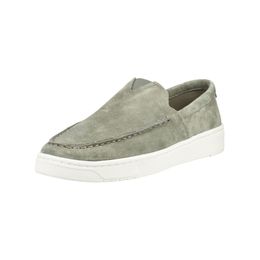 Toms Shoes Slipper TOMS "TOMS Slipper Leder", Herren, Gr. 42,5, grau, Leder, Schuhe Slipper
