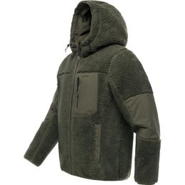 Ragwear Herren Pl&uuml;schjacke "Chille", gr&uuml;n, Gr. L, Obermaterial: 100% Polyester. Innenfutter: 100% Polyester. Wattierung: 100% Polyester, Jacken,