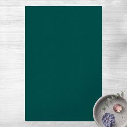 Bilderwelten Kork-Teppich Unifarben gr&uuml;n Korkmatte - Piniengr&uuml;n - Deko Wohnzimmer Schlafzimmer