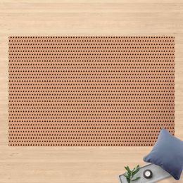 Bilderwelten Kork-Teppich Abstrakt schwarz weiss Korkmatte - Schwarze Tusche Dreiecke - Geometrisch Wohnzimmer Schlafzimmer