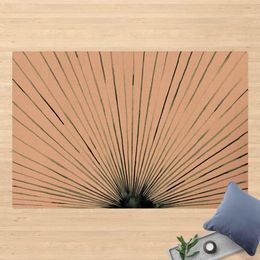 Bilderwelten Kork-Teppich Abstrakt weiss originell Korkmatte - Stroboskop - Deko Wohnzimmer Schlafzimmer