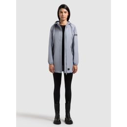 Khujo Damen Sommerjacke "AMETI WITH BAG"misty blau, Gr. S, unifarben, Web, 100% Nylon, Jacken