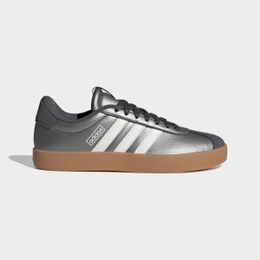 Damen Sneaker "VL COURT 3.0", adidas Sportswear, Gr. 38, grau, Leder, Synthetik, Schuhe, inspiriert vom Design des adidas samba