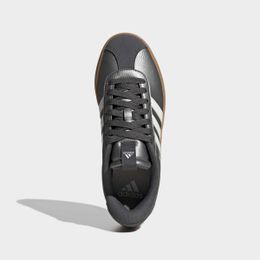 Damen Sneaker "VL COURT 3.0", adidas Sportswear, Gr. 40, grau, Leder, Synthetik, Schuhe, inspiriert vom Design des adidas samba