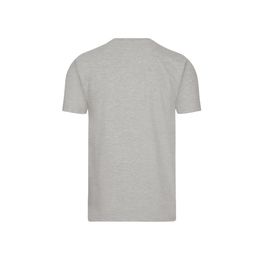 TRIGEMA Damen T-Shirt "TRIGEMA T-Shirt DELUXE Baumwolle", grau, Basic, Gr. L, Single Jersey, 100% Baumwolle, Shirts
