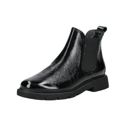 Paul Green Damen Ankleboots "Paul Green Stiefelette Leder/Textil", Gr. 38, schwarz, Leder, Textil, Schuhe