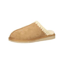 Shepherd Damen Hausschuh "Shepherd Hausschuhe Veloursleder", Gr. 40, braun, Veloursleder, Schuhe