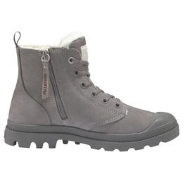 Palladium Damen Winterboots "PAMPA HI ZIP WL W", Gr. 41,5, schwarz, Leder, Schuhe, Winterschuhe, Schn&uuml;rboots, Winterstiefel, Snowboots, gef&uuml;ttert