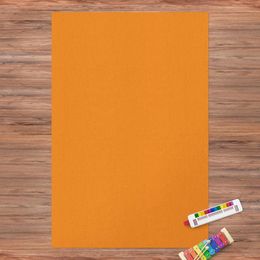 Bilderwelten Kork-Teppich Unifarben orange Korkmatte - Mango - Deko Wohnzimmer Schlafzimmer