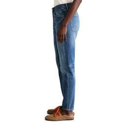 Marc O'Polo Damen Boyfriend-Jeans "aus Organic Cotton-Mix", blau, Gr. 26, MARC O'POLO DENIM, unifarben, Obermaterial: 98% Baumwolle, 2% Elasthan, Jeans