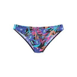 Bench. Damen Bikini-Hose "Pitch", schwarz, Gr. 38, bedruckt, Microfaser, Polyamid, Badehosen, in klassischer Schnittform