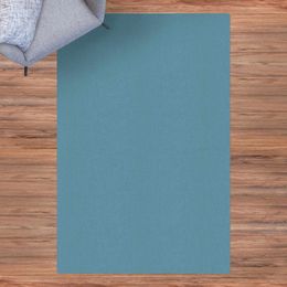 Bilderwelten Kork-Teppich Unifarben blau Korkmatte - Meerblau - Deko Wohnzimmer Schlafzimmer