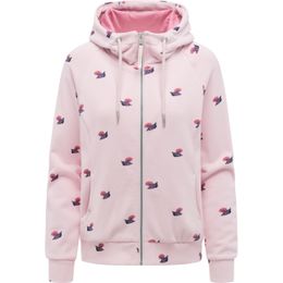 Kapuzensweatjacke Ragwear "Fllawia Shells", Damen, Gr. XL (42), marshmallow, Sweatware, Material: 70% Baumwolle, 30% Polyester, gerade h&uuml;ftlang, hoch geschlossener Ausschnitt, &Auml;rmel ohne &Auml;rmelschlitz Rippb&uuml;ndchen, Sweatjacken, L&auml;ssige Sweatjacke mit Kapuze
