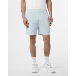 Plein Sport Herren Shorts "Icon"07, lightblau, Gr. XXXL, Stoff: 59% Baumwolle, 35% Polyester, 6% Elasthan, Hosen