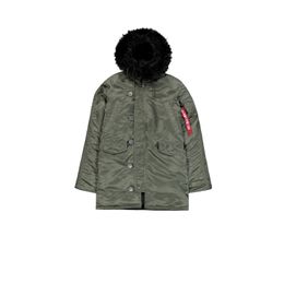 Damen Winterjacke "N-3B VF 59 Vintage Fit W", gr&uuml;n, Gr. M, Alpha Industries, Obermaterial: 100% Nylon; Futter: 100% Nylon; F&uuml;llung: 100% Polyester,