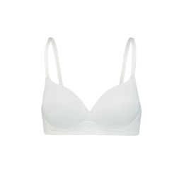 Puma Damen B&uuml;gelloser BH "Puma WOMEN SOFT PADDED BRA", Gr. 75, wei&szlig;, Microtouch, Obermaterial: 84% Polyamid, 16% Elasthan, BHs, weiche Wattierung,