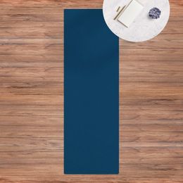 Bilderwelten Kork-Teppich Unifarben blau Korkmatte - Preussisch-Blau - Deko Wohnzimmer Schlafzimmer