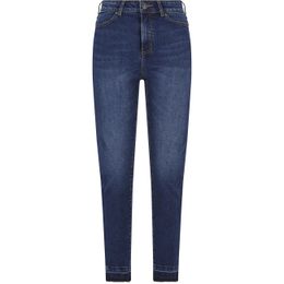 Bequeme Jeans Urban Classics "Urban Classics Damen Skinny Fit Jeans", Damen, Gr. 30, Normalgr&ouml;&szlig;en, dunkelblau washed, 98% Baumwolle, 2% Elasthan, unifarben, Jeans