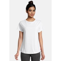 SALZHAUT Damen T-Shirt "Shirt STEENTJE", wei&szlig;, Gr. XS, Obermaterial: 50% Baumwolle CO. 50% Polyester PES., Shirts