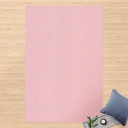 Bilderwelten Kork-Teppich Unifarben rosa Korkmatte - Ros&eacute; - Deko Wohnzimmer Schlafzimmer