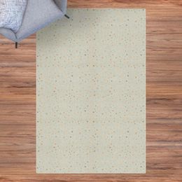 Bilderwelten Kork-Teppich Abstrakt blau Himmel Korkmatte - Goldener Sternenregen auf Hellblau - Himmel Wohnzimmer Schlafzimmer