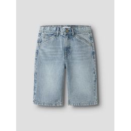 name it Jungen Jeansbermudas "NKMRYAN BERMUDA 3800-IM NOOS"light blau bleached denim, Gr. 134, Denim/Jeans, Obermaterial: 100% Baumwolle, Jeans,
