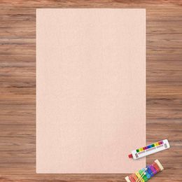 Bilderwelten Kork-Teppich Unifarben rosa Korkmatte - Perlmutt - Deko Wohnzimmer Schlafzimmer