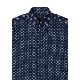 OLYMP Herren Businesshemd "OLYMP Luxor, Modern Fit, New Kent"marine, Gr. 42, 100% Baumwolle, Hemden