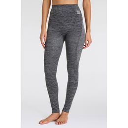 HEATKEEPER Damen Thermounterhose, Gr. M, schwarz, Obermaterial: 60% Polyester, 35% Polyamid, 5% Elasthan, meliert, Unterhosen, aus weichem Material,