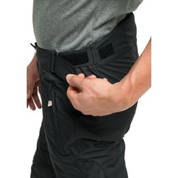 Maier Sports Herren Regenhose "Raindrop M", schwarz, Gr. 114, 100% Polyester, Hosen, Herren Outdoorhose, wasserdicht winddicht, auch als &Uuml;berhose