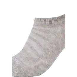 Camano Herren F&uuml;&szlig;linge "F&uuml;&szlig;linge Mesh Ventilation 10er Pack", Gr. 35fog melange, 76% Baumwolle, 22% Polyamid, 2% Elasthan, uni, Socken