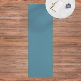 Bilderwelten Kork-Teppich Unifarben blau Korkmatte - Meerblau - Deko Wohnzimmer Schlafzimmer