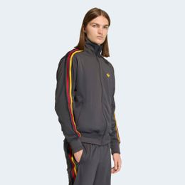 Herren Trainingsjacke "FIREBIRD TRACK"utility schwarz, collegiate gold, team power rot 2, schwarz, Gr. M, adidas originals, Obermaterial: 100%