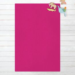 Bilderwelten Kork-Teppich Unifarben pink Korkmatte - Colour Pink - Deko Kinderzimmer Baby M&auml;dchen Jungen
